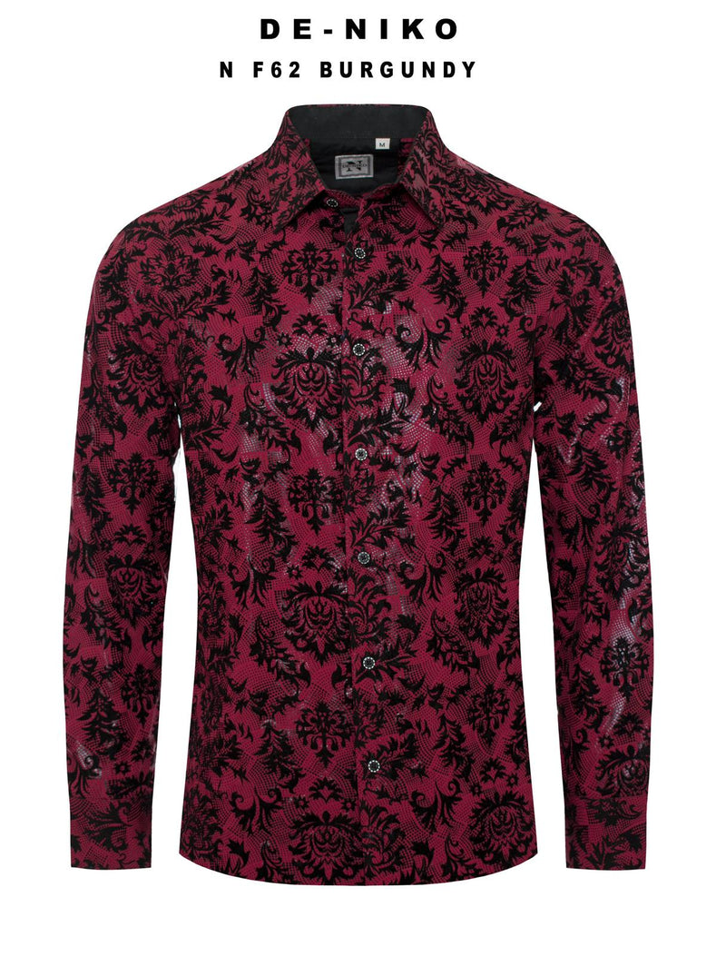 Burgundy dress shirt store